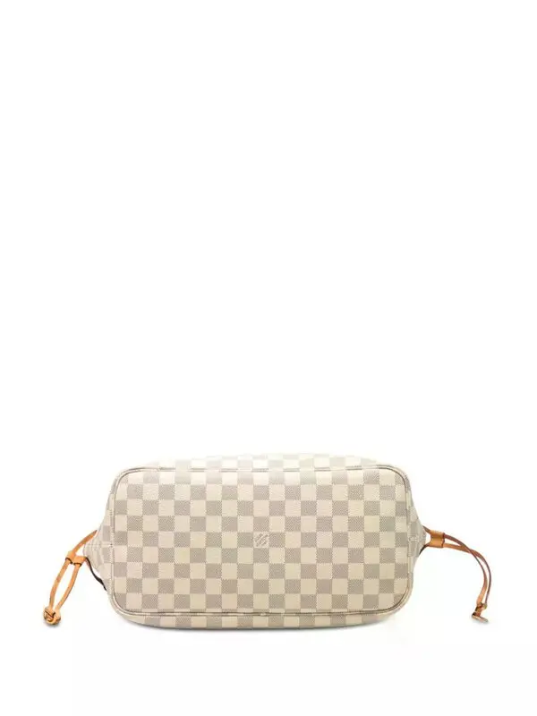 LOUIS VUITTON Damier Azur Neverfull Mm Tote Bag