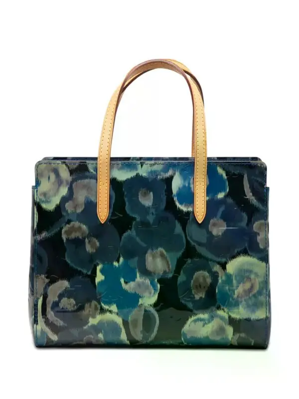 LOUIS VUITTON Monogram Vernis Ikat Catalina Bb Handbag - Blue