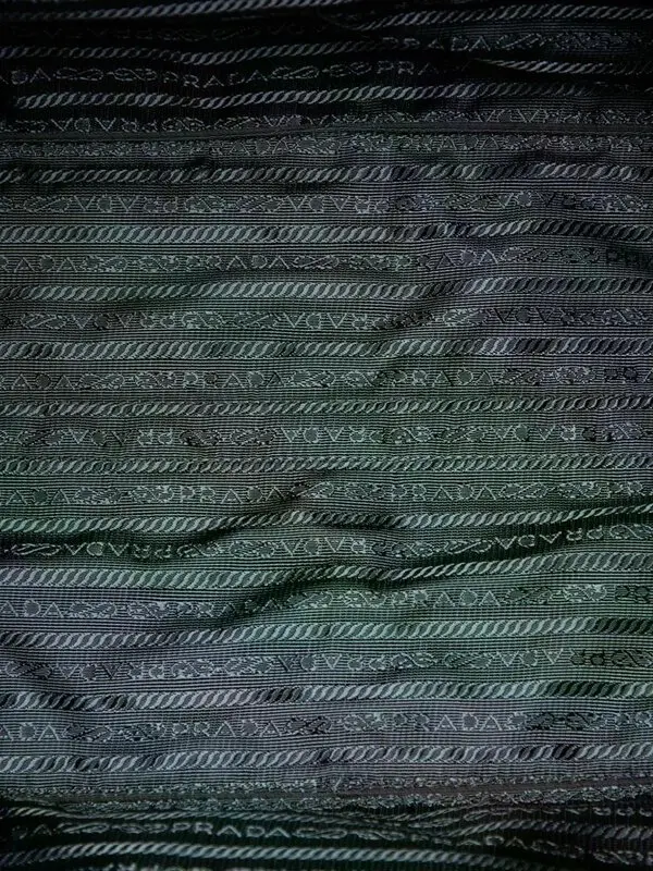 Prada Saffiano Trimmed Tessuto Tote Bag