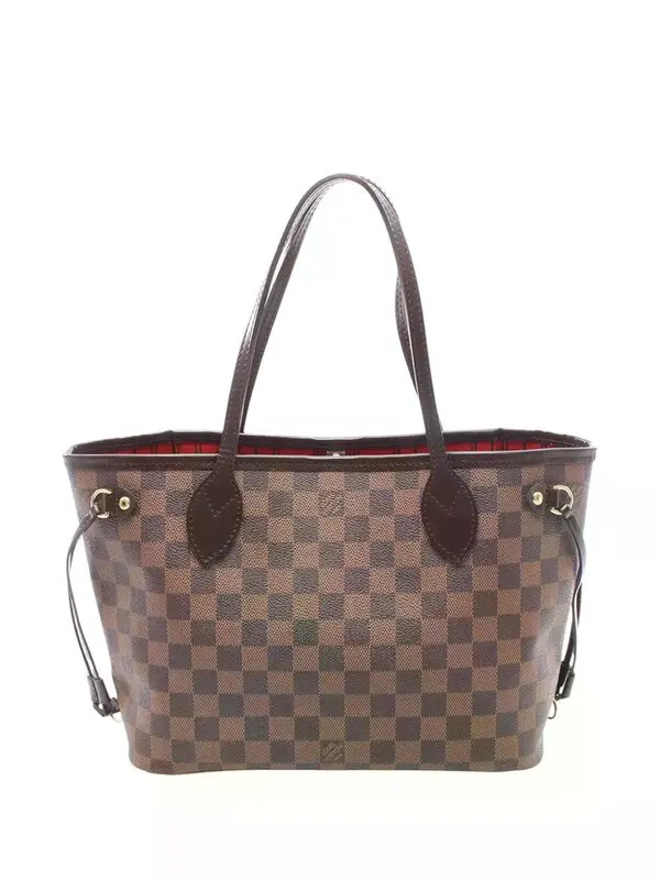 LOUIS VUITTON Damier Ebene Neverfull Pm Tote Bag