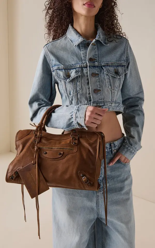 Balenciaga Le City Medium Leather Bag