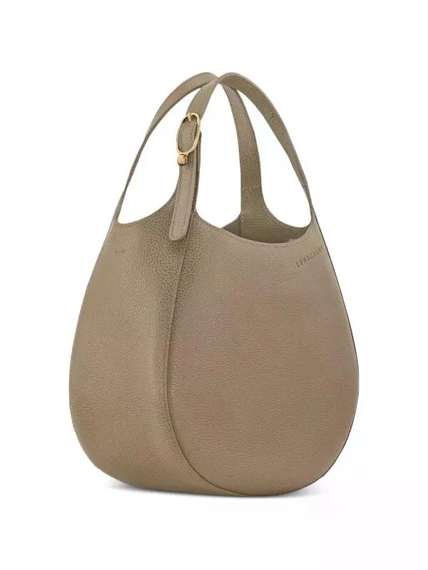Longchamp Le Foulonné Grained Leather Handbag