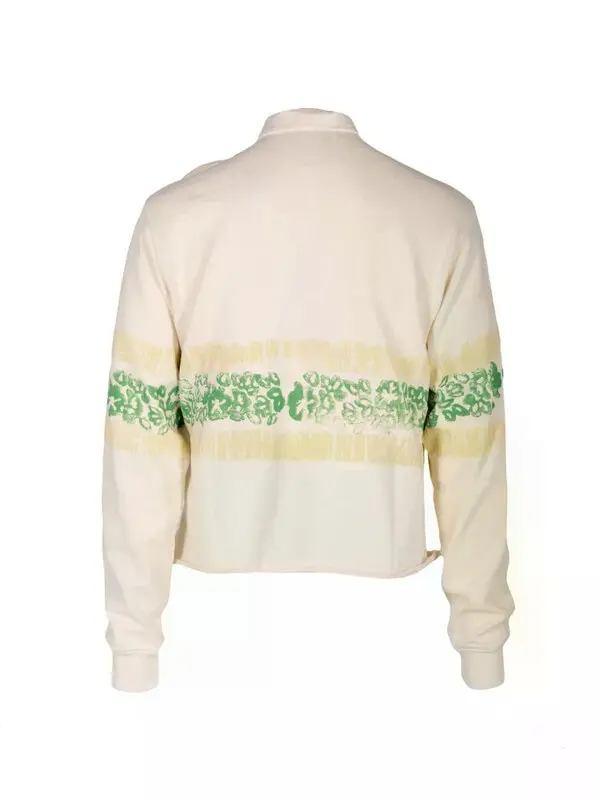 MONOSTEREO Hibiscus-print Polo Shirt