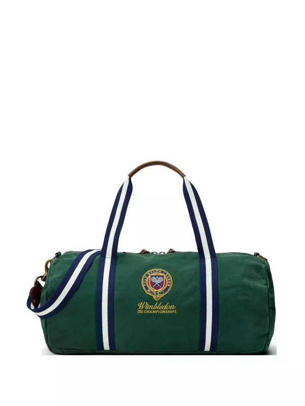 Polo Ralph Lauren Wimbledon Big Pony Canvas Duffel Bag - Green