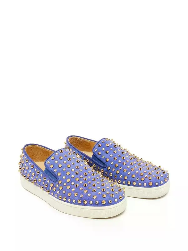 CHRISTIAN LOUBOUTIN Roller Boat Embellished Sneakers