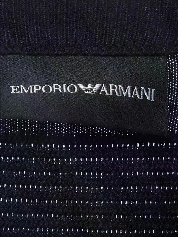 Emporio Armani Fine Knit Crew Neck Long Sleeve Sweater