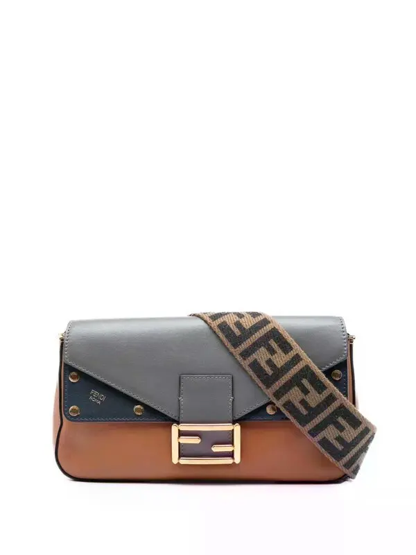 Fendi Baguette Crossbody Bag - Brown