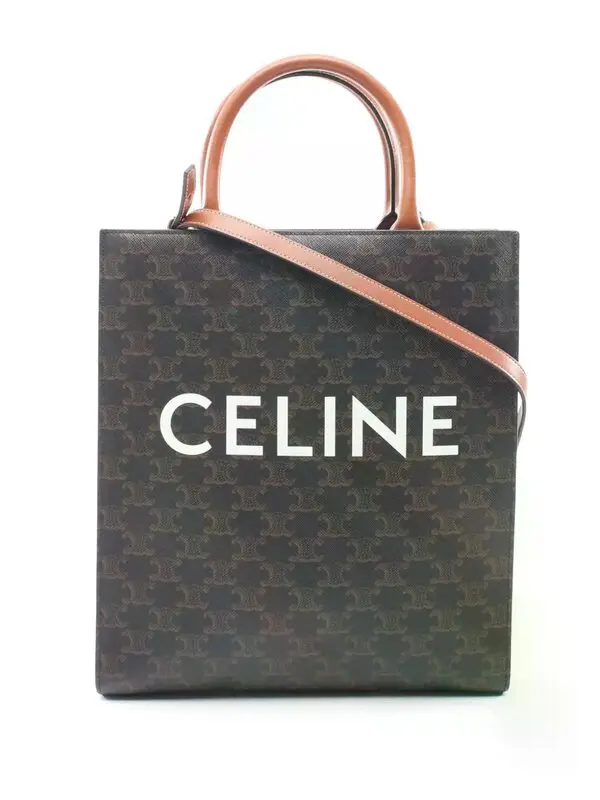 Celine Vertical Cabas Satchel - Brown
