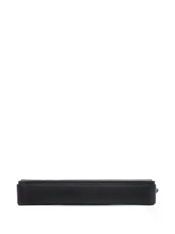 Burberry Bicolor Printed Leather Passport Crossbody Bag