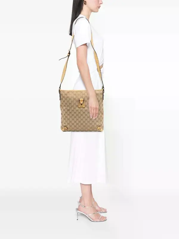 Gucci Gg Canvas Abbey D Ring Crossbody Bag - Neutrals
