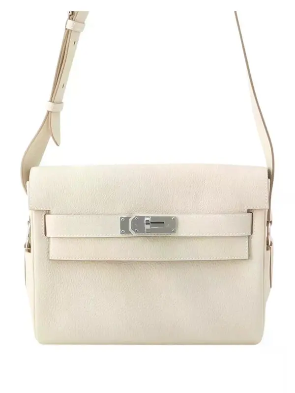 Hermès Kelly Messenger Pm Bag - White