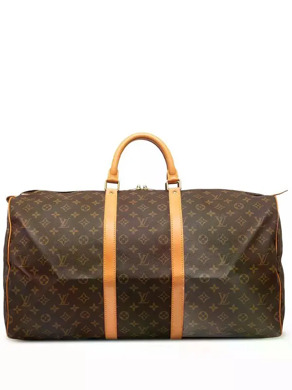 LOUIS VUITTON Monogram Keepall 55 Travel Bag