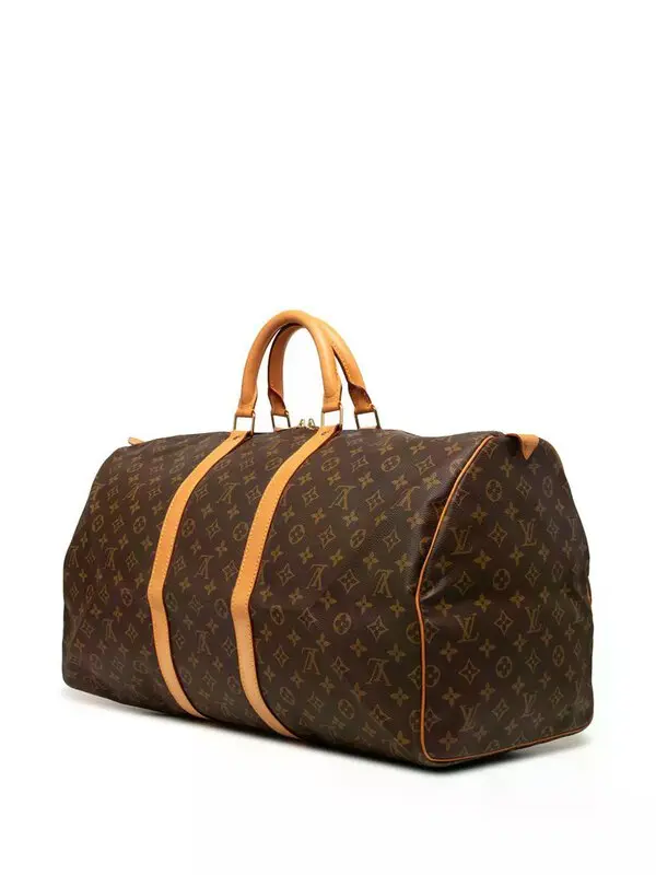 LOUIS VUITTON Monogram Keepall 55 Travel Bag