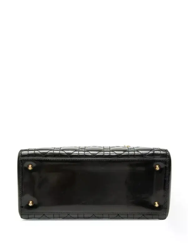 Dior Patent Cannage Lady Satchel