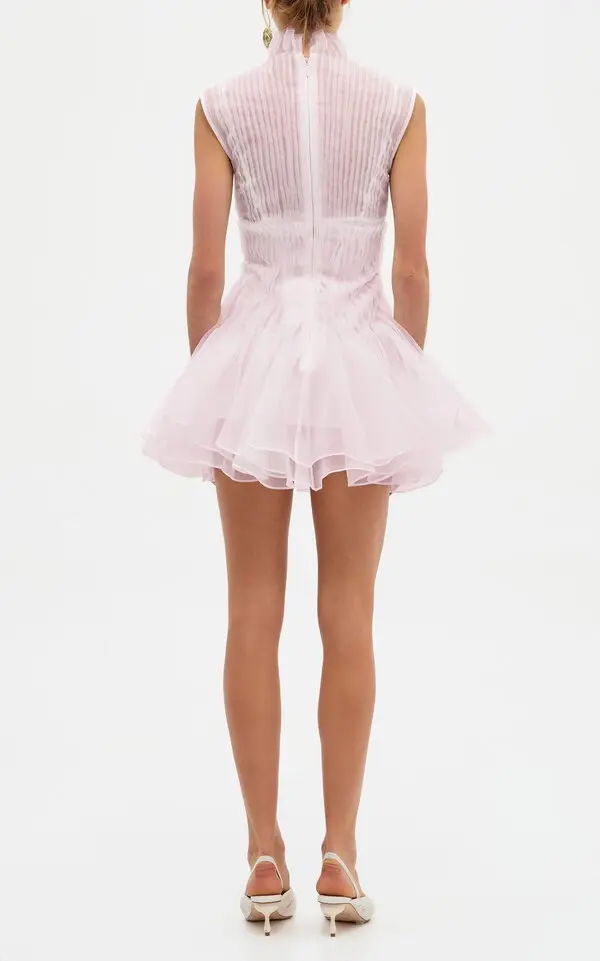 Aje Cosima Pleated Mini Dress