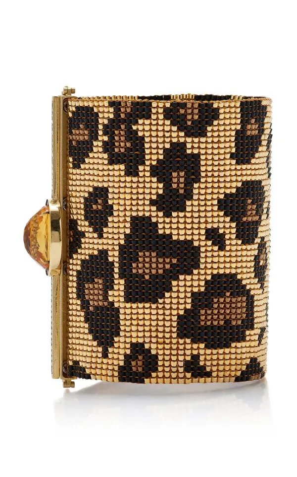 SILVIA FURMANOVICH 18k Yellow Gold Leopard Woven Bead Bracelet