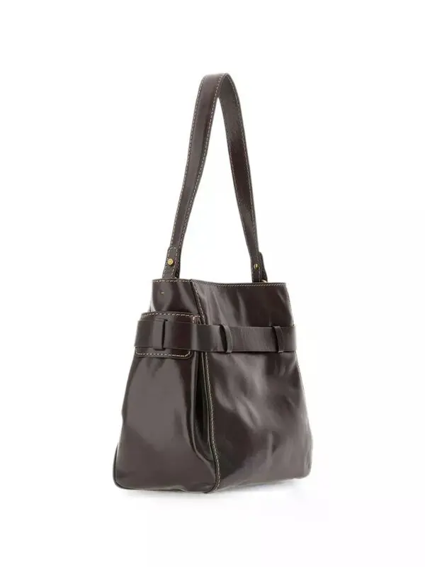 GIANNI CHIARINI Miranda Leather Shoulder Bag
