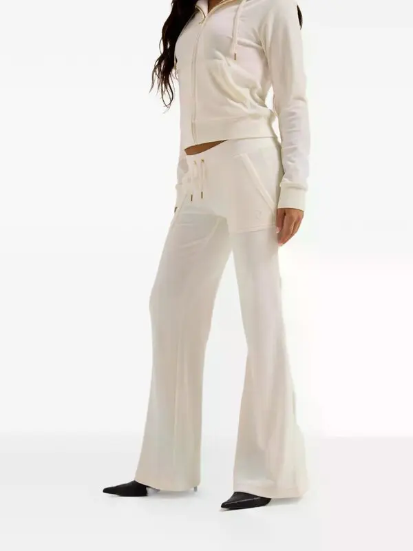 Juicy Couture Flare-leg Velour Track Pants
