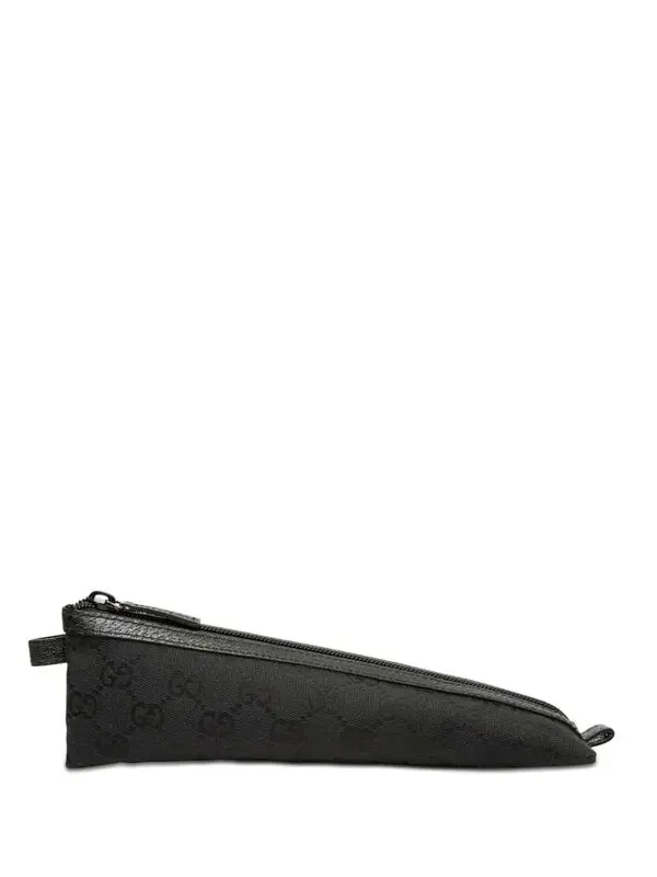 Gucci 2000-2015 Gg Canvas Pen Case Pouch - Black