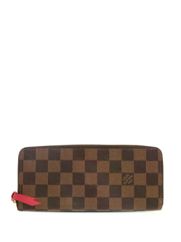 LOUIS VUITTON 2011 Damier Ebene Zippy Wallet Long Wallets - Brown