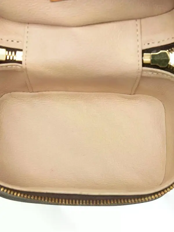 LOUIS VUITTON Monogram Nice Nano Case Vanity Bag - Brown