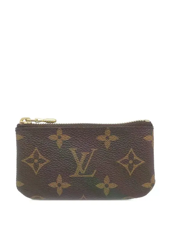 LOUIS VUITTON 2011 Monogram Key Pouch Coin Pouch - Brown