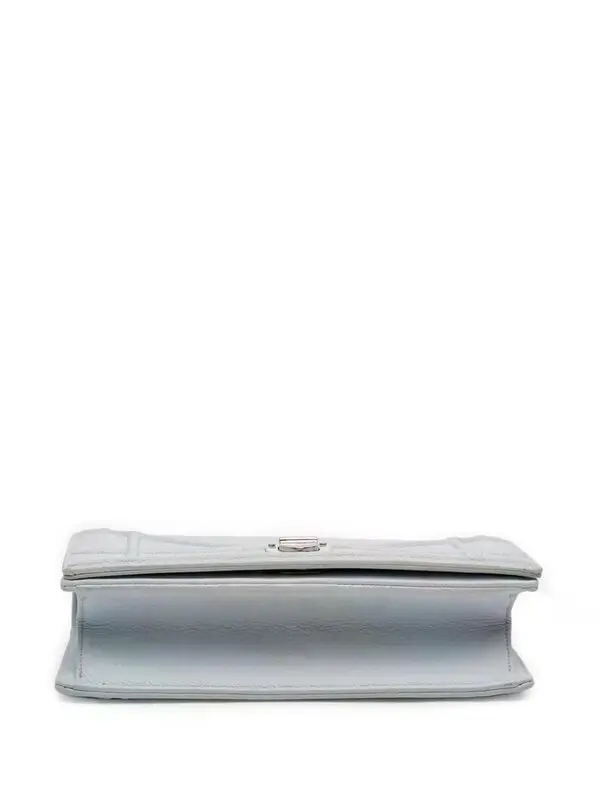 Dior 2016 Small Grained Calfskin Diorama Flap Crossbody Bag - Blue