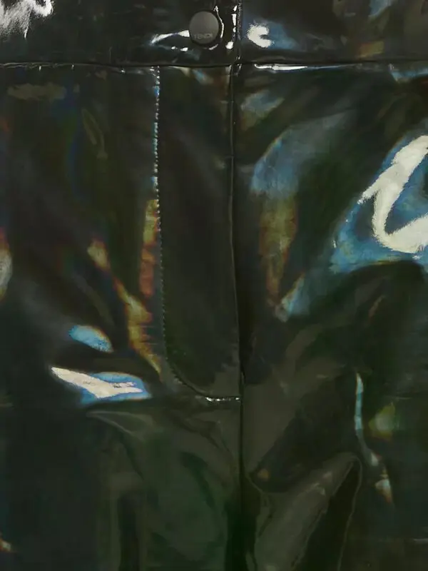 Fendi Logo Strip Holographic Ski Trousers