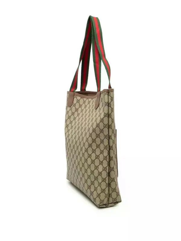 Gucci Gg Supreme Web Tote Bag