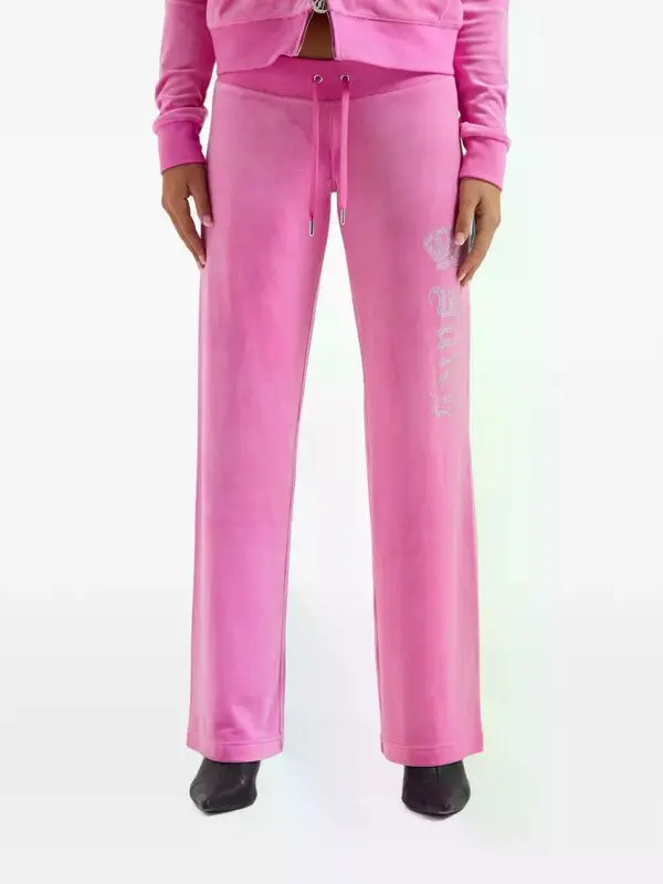 Juicy Couture Logo Detail Track Pants - Pink