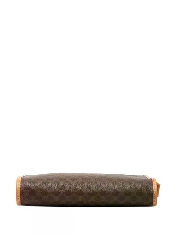 Celine Macadam Coated Canvas Clutch Bag