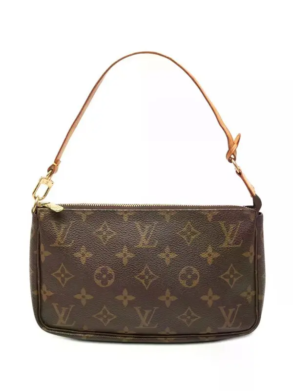 LOUIS VUITTON Monogram Pochette Accessoires Shoulder Bag - Brown