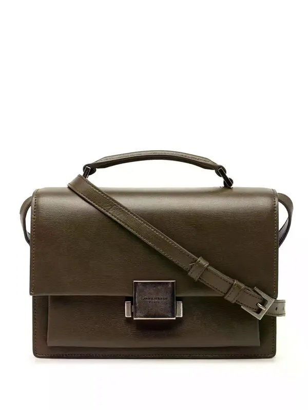 Saint Laurent Medium Calfskin Bellechasse Satchel - Brown