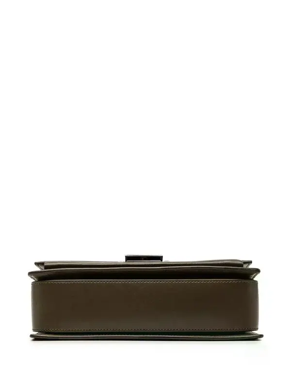 Saint Laurent Medium Calfskin Bellechasse Satchel - Brown
