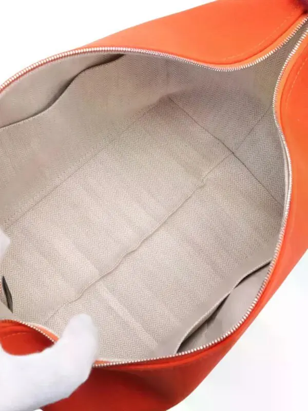 Hermès Toile Bride A Brac Vanity Bag - Orange