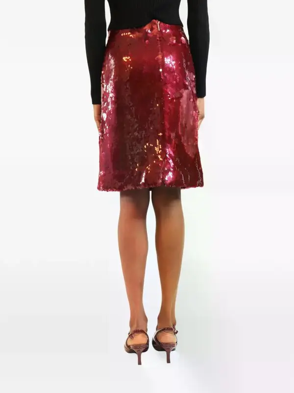 16Arlington Sequin-embellished Mini Skirt