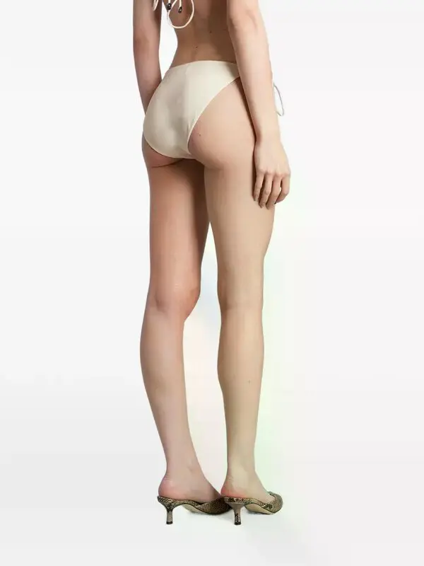 SIEDRES Embellished Side-tie Bikini Bottoms
