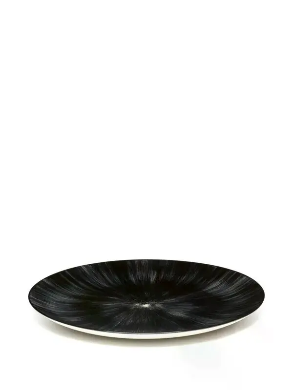 SERAX Radial-patterned Plates - Black