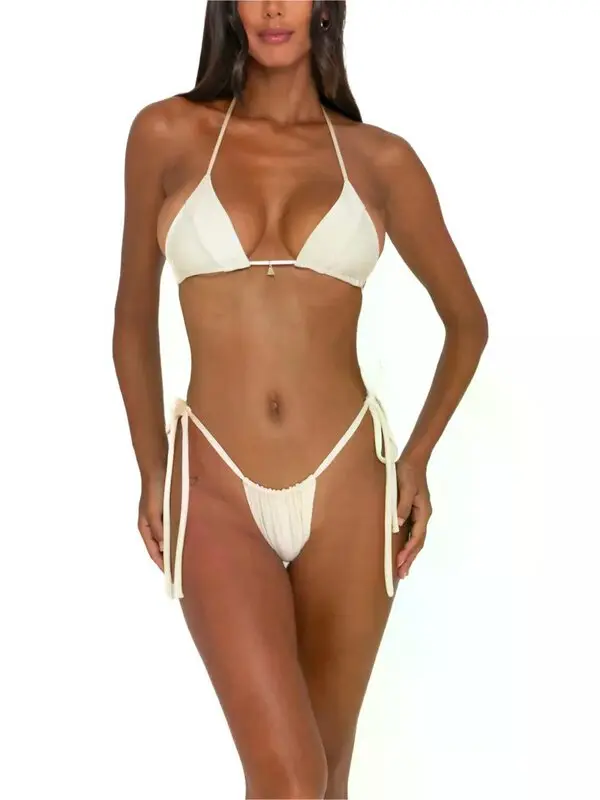 FAE SWIM Birdie Bikini Briefs - Neutrals