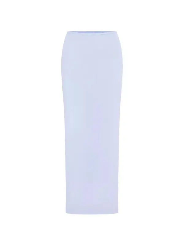 FAE SWIM Verona Maxi Skirt - Blue