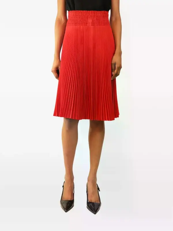 Prada Pleated Midi Skirt