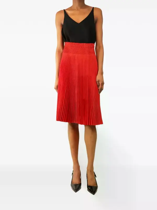 Prada Pleated Midi Skirt