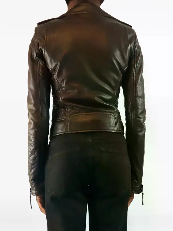 Balenciaga Zip-up Leather Jacket
