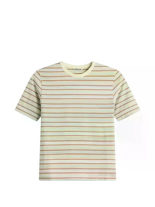 Auralee Horizontal Stripe T-shirt