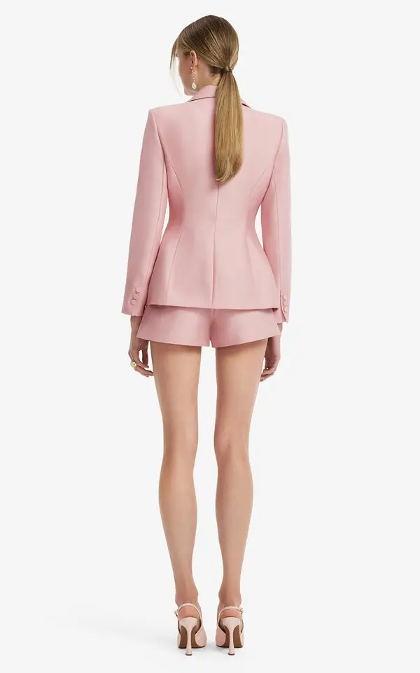 LEO LIN Lisa Applique Fitted Blazer Rose