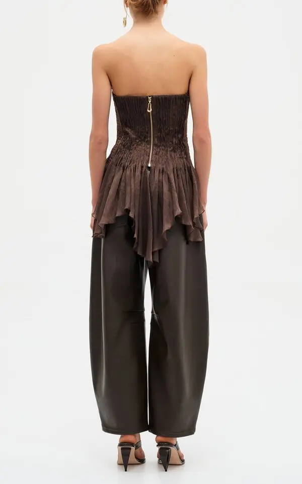 Aje Nisha Ruched Bustier