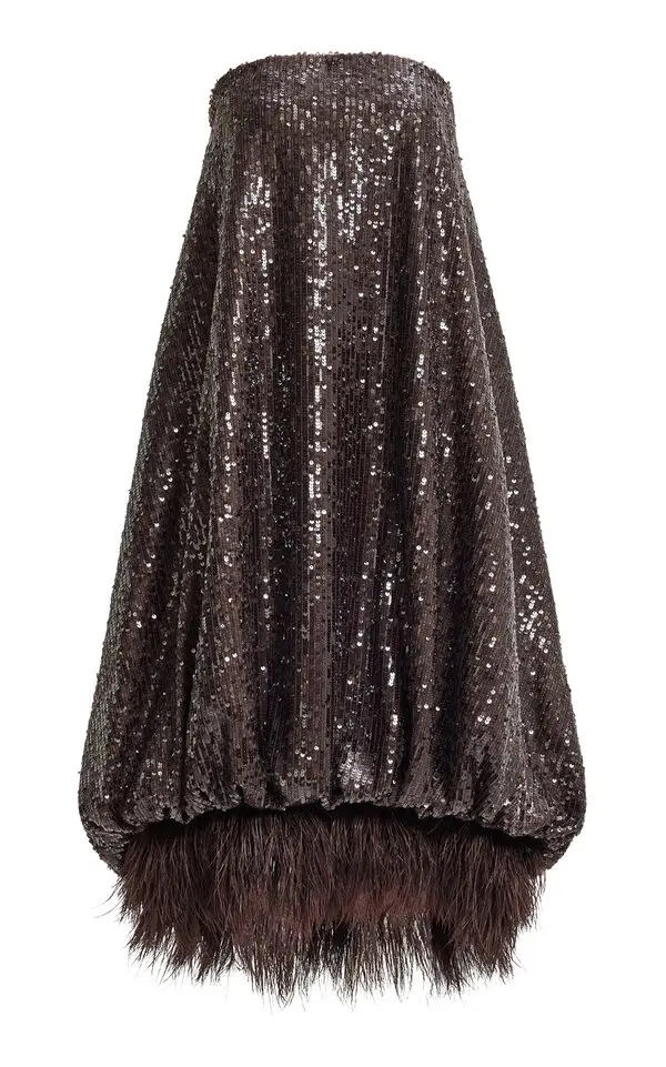 Aje Elysian Sequin Midi Dress