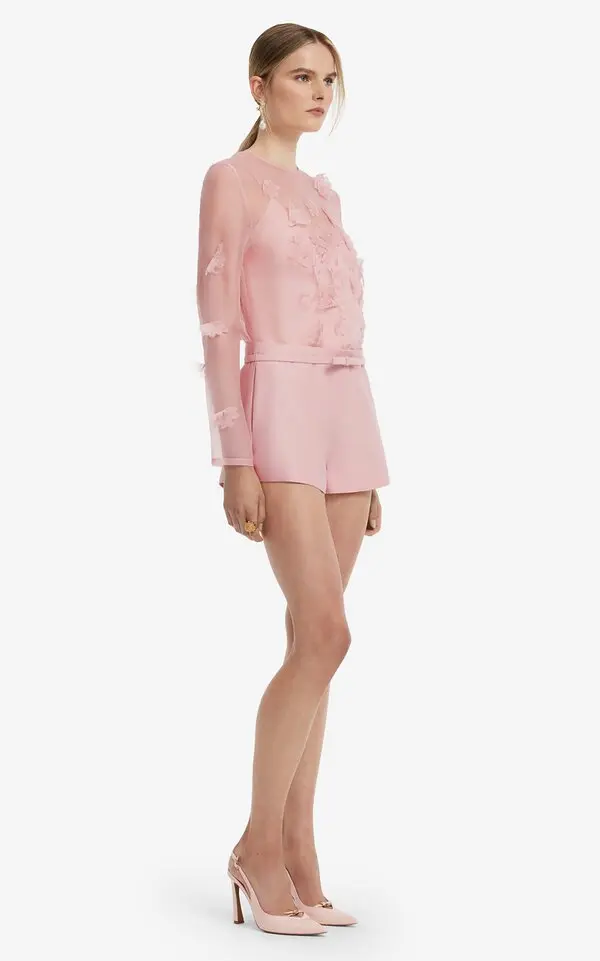 LEO LIN Aurelia Petal Blouse Rose