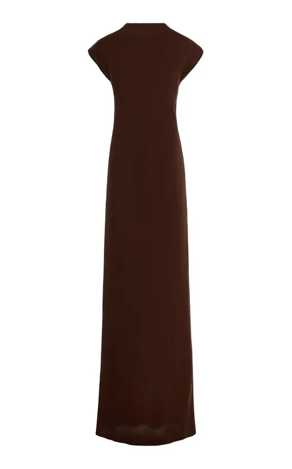 AMIYA Ala Cap Sleeve Maxi Dress