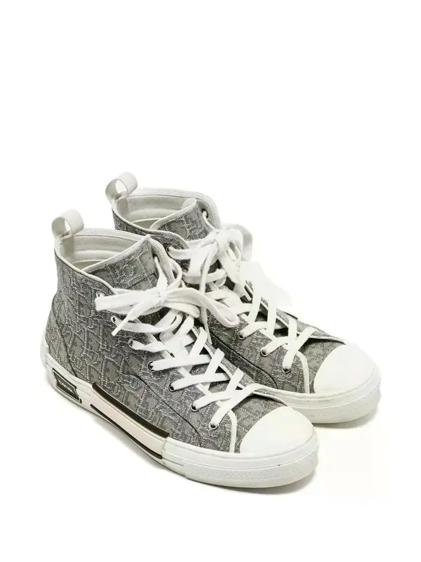 Dior B23 Oblique Canvas High-top Sneakers